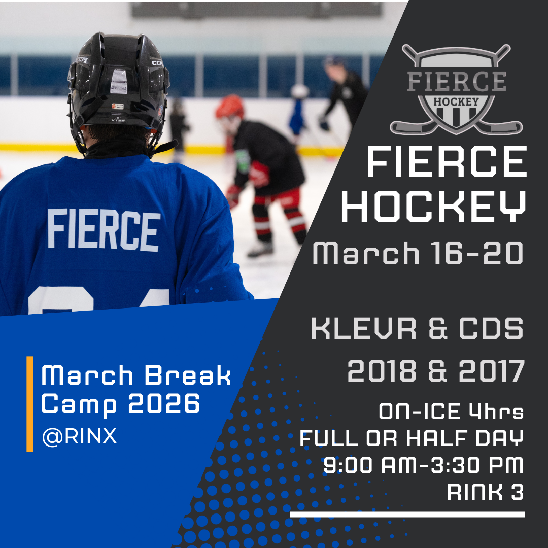 March Break (4hrs on-ice) Camp (March 16-20) - KLEVR, CDS 2018, 2017 ...